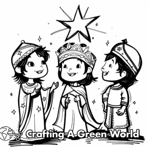 Three Kings Day Coloring Pages - Free & Printable!