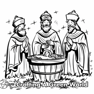 Manger Coloring Pages - Free & Printable!