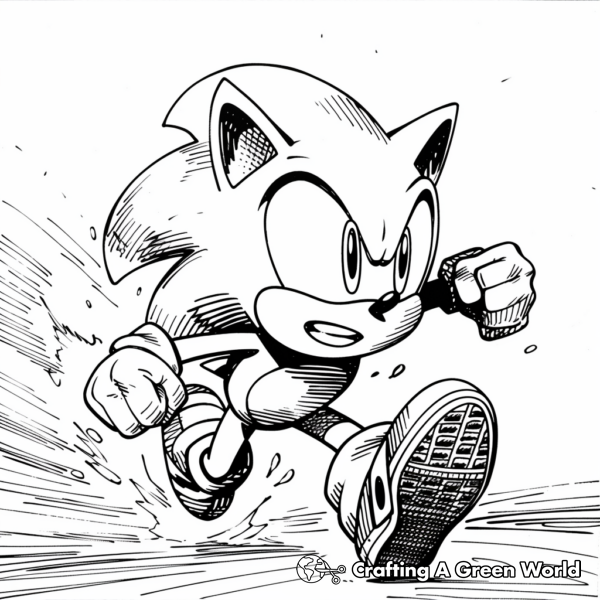 Super Sonic 2 Coloring Pages - Free & Printable!