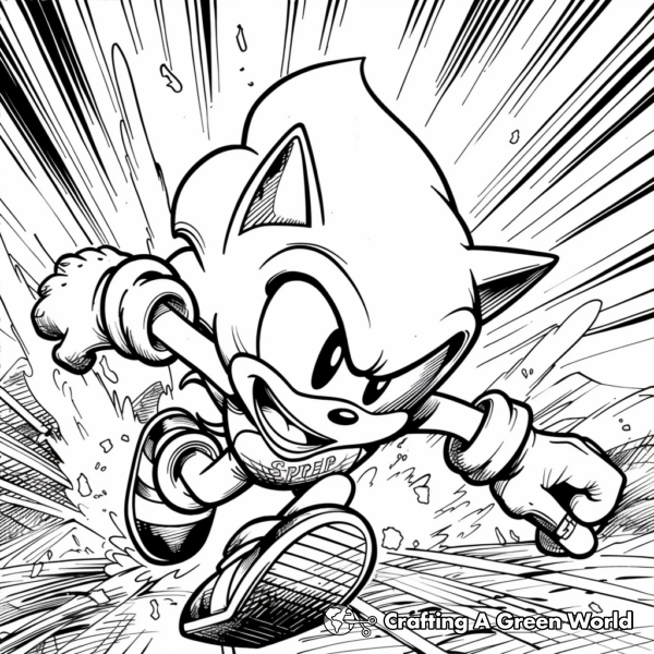 Super Sonic 2 Coloring Pages - Free & Printable!