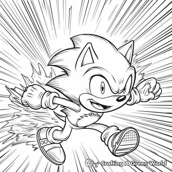 Super Sonic 2 Coloring Pages - Free & Printable!