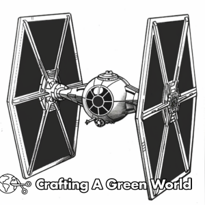 TIE Fighter Coloring Pages - Free & Printable!