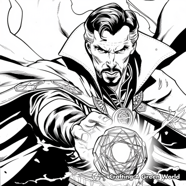 Doctor Strange Coloring Pages - Free & Printable!