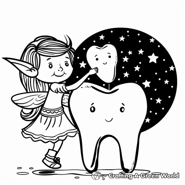 Tooth Fairy Coloring Pages - Free & Printable!
