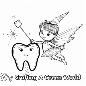 Tooth Fairy Coloring Pages - Free & Printable!