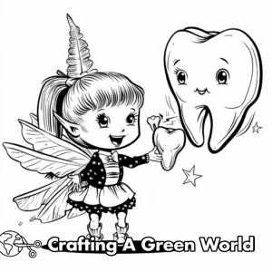 Tooth Fairy Coloring Pages - Free & Printable!