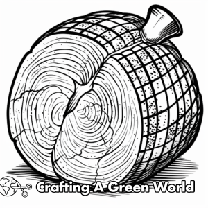 Thanksgiving Food Coloring Pages - Free & Printable!