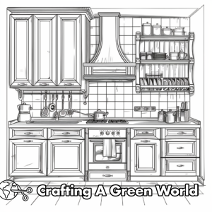 Kitchen Free Coloring Pages - Free & Printable!