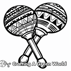 Maracas Coloring Pages - Free & Printable!