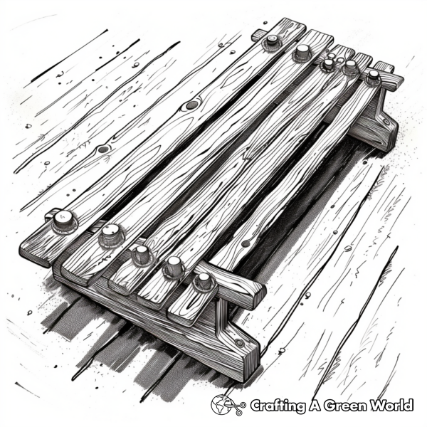 Xylophone Coloring Pages - Free & Printable!