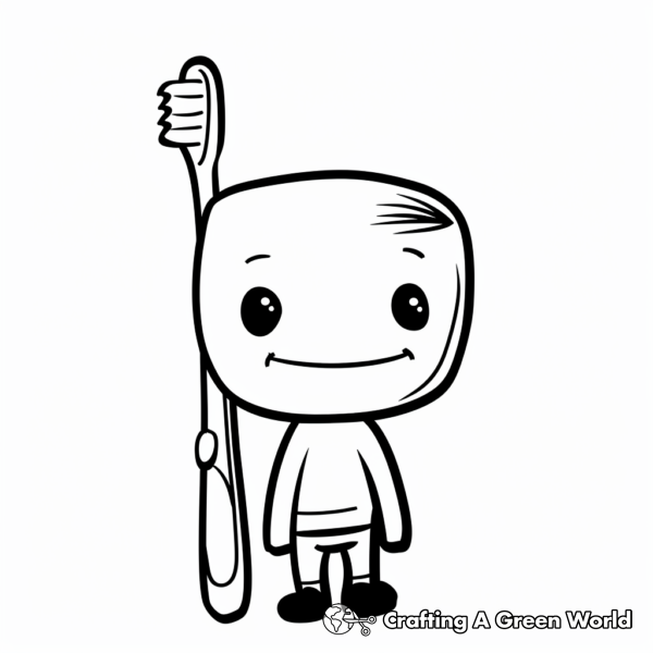 Toothbrush Coloring Pages - Free & Printable!