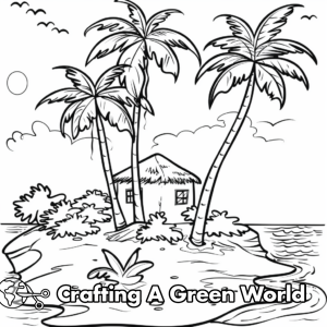 Vacation Coloring Pages - Free & Printable!