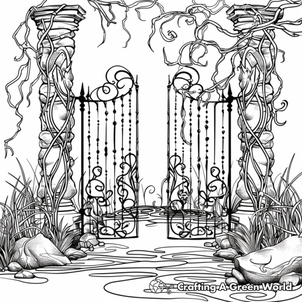 Secret Garden for Adults Coloring Pages - Free & Printable!
