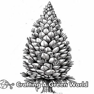 Pine Tree Coloring Pages - Free & Printable!
