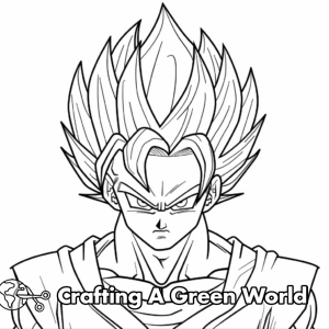 Vegito Coloring Pages - Free & Printable!