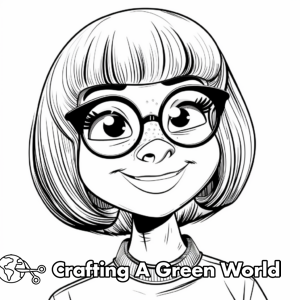 Velma Scooby Doo Coloring Pages - Free & Printable!