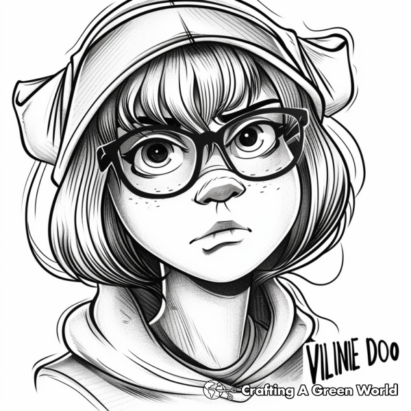 Velma Scooby Doo Coloring Pages - Free & Printable!