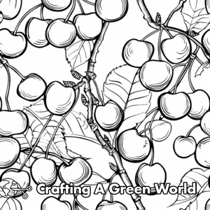 Cherry Coloring Pages - Free & Printable!