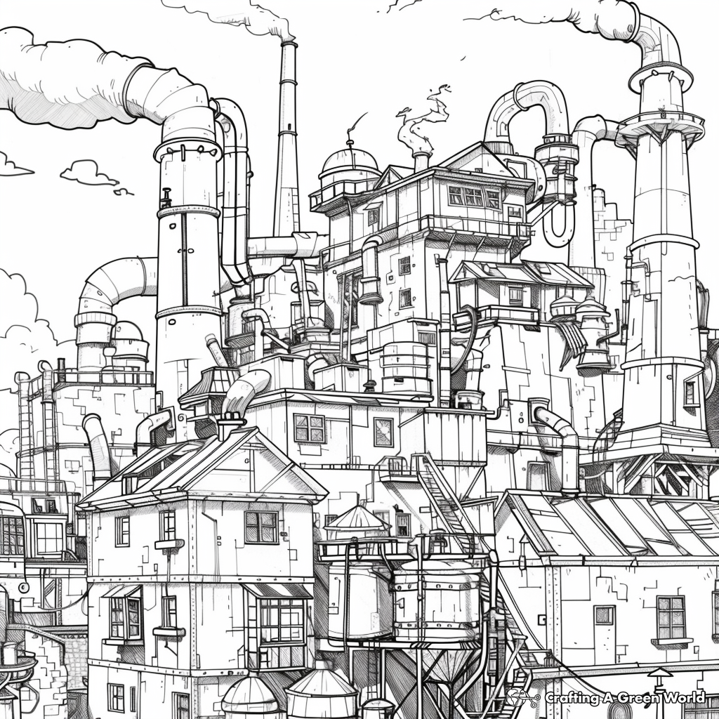 City Coloring Pages For Adults - Free & Printable!
