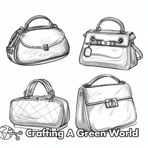 Purse Coloring Pages - Free & Printable!