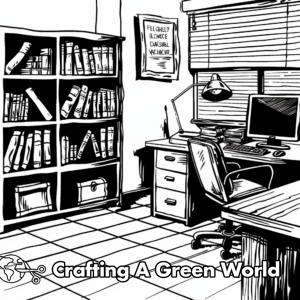 Room Coloring Pages - Free & Printable!