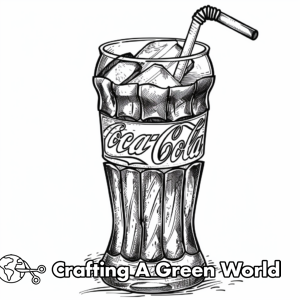 Soda Coloring Pages - Free & Printable!