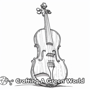 Violin Coloring Pages - Free & Printable!