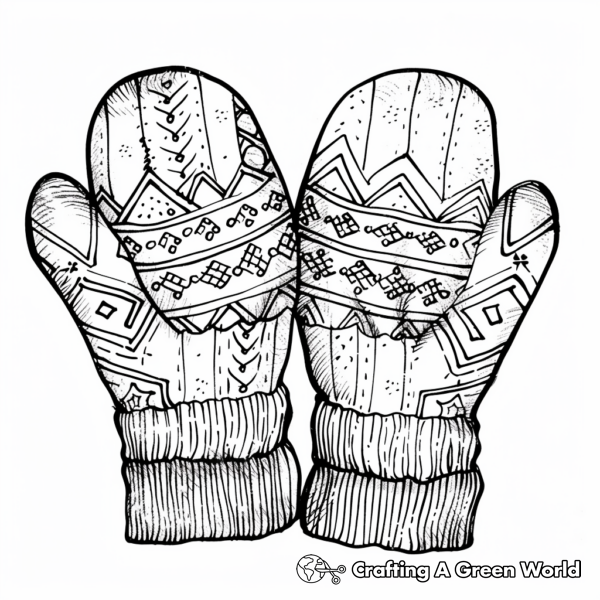 Winter Clothes Coloring Pages - Free & Printable!