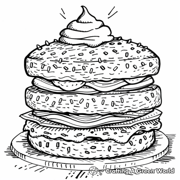 Sandwich Coloring Pages - Free & Printable!