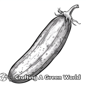Cucumber Coloring Pages - Free & Printable!