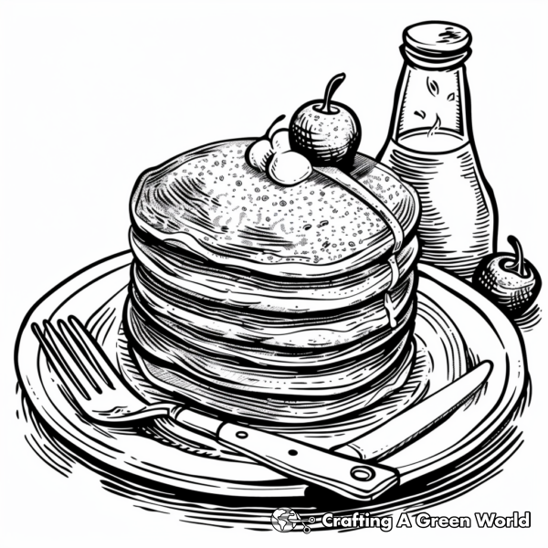 Breakfast Coloring Pages - Free & Printable!