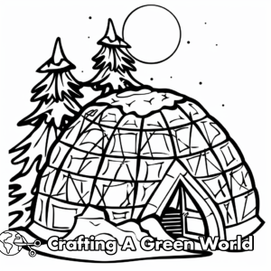 Igloo Coloring Pages - Free & Printable!