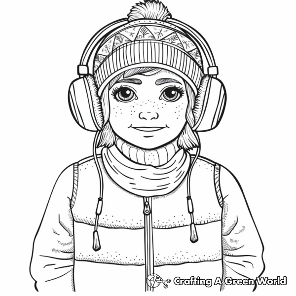 Winter Clothes Coloring Pages - Free & Printable!