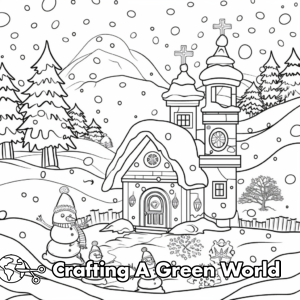 Scene Coloring Pages - Free & Printable!