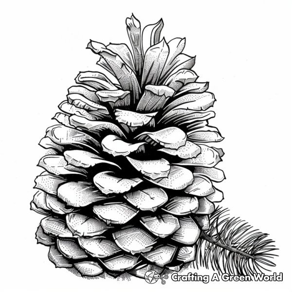 Pinecone Coloring Pages - Free & Printable!