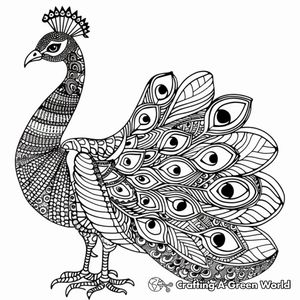 Hard Zentangle Coloring Pages - Free & Printable!