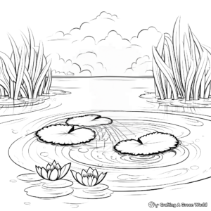 Pond Animals Coloring Pages - Free & Printable!