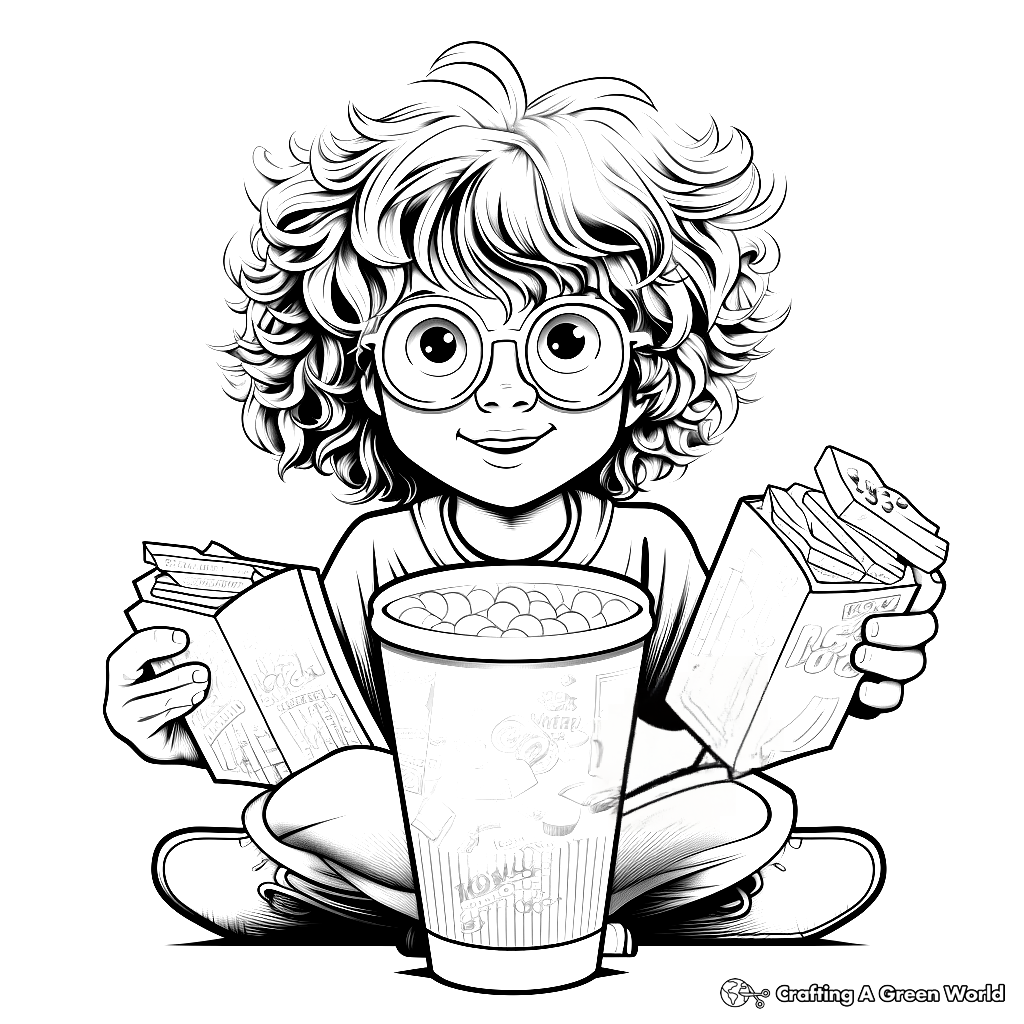 Noodle Coloring Pages - Free & Printable!