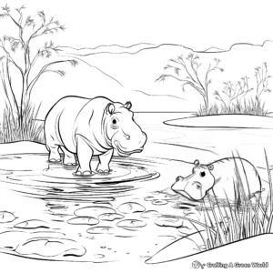 Savanna Animals Coloring Pages - Free & Printable!