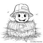 Hay Coloring Pages - Free & Printable!