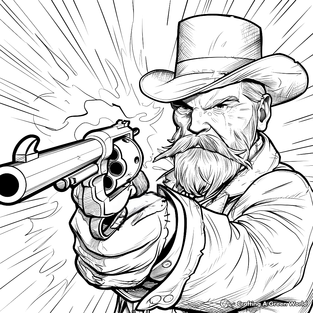 Wild West Coloring Pages - Free & Printable!