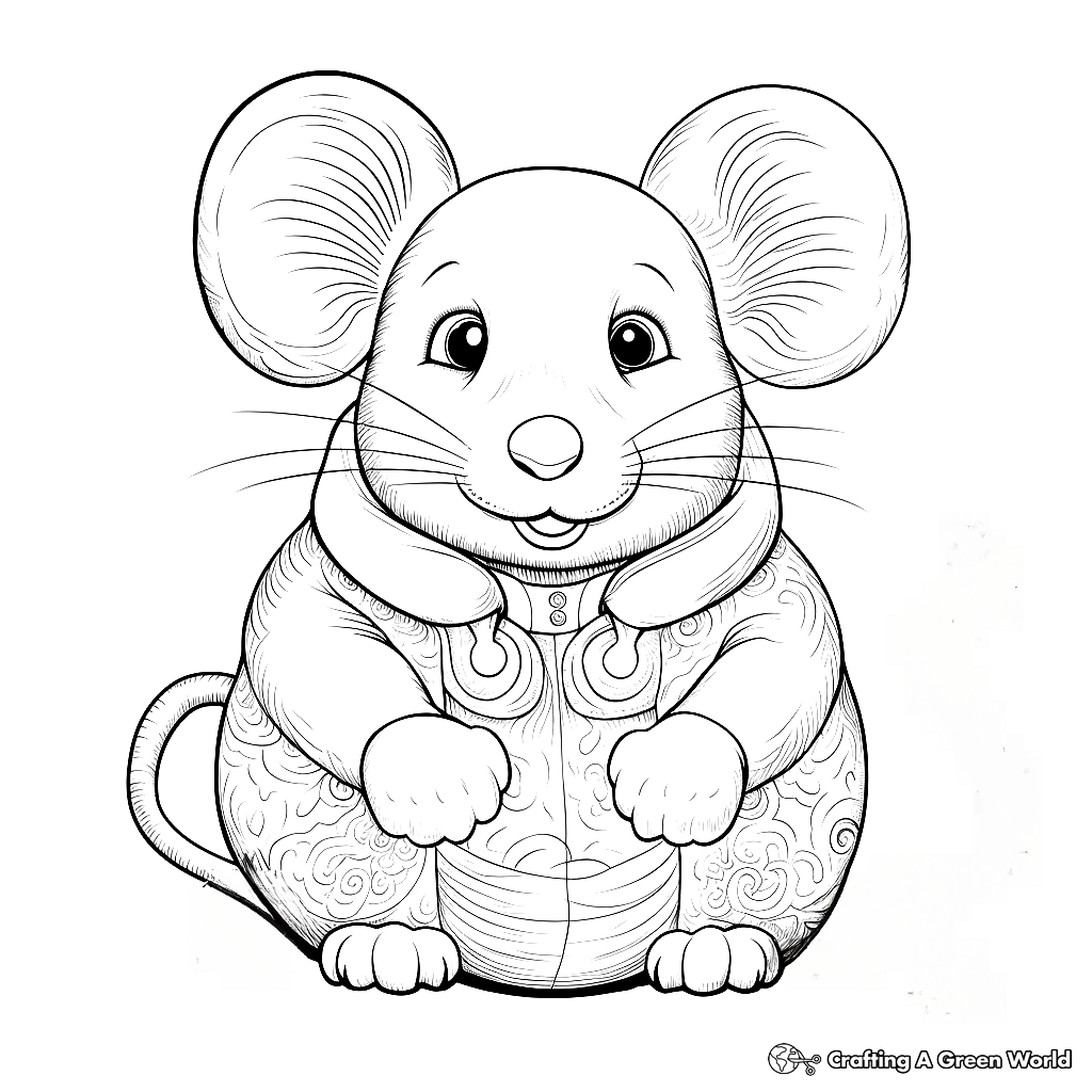 'M' Is For Mouse Coloring Pages - Free & Printable!