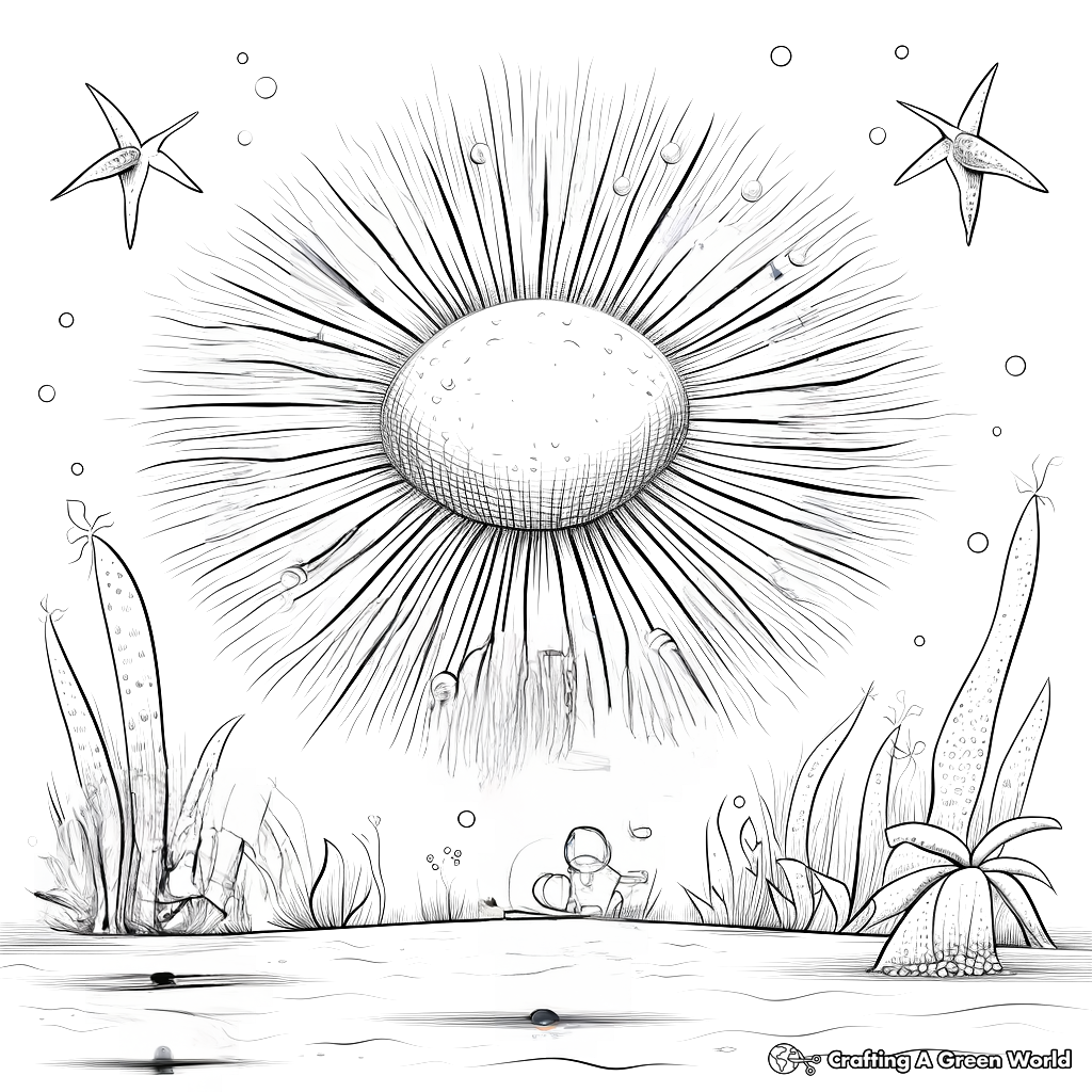 Sea Urchin Coloring Pages - Free & Printable!