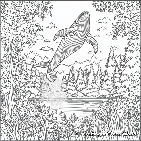 Whale Coloring Pages - Free & Printable!