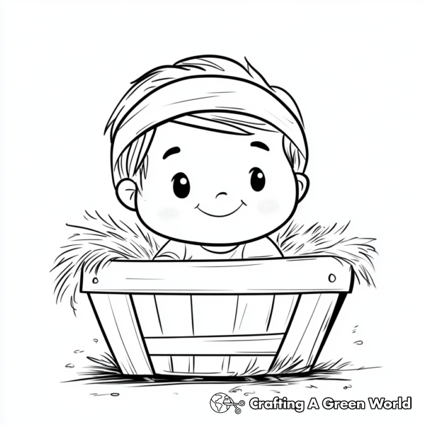 Baby Jesus Coloring Pages - Free & Printable!