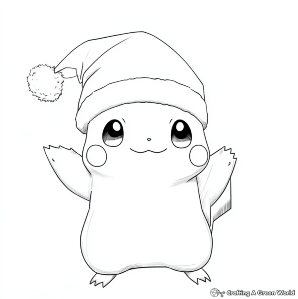 Christmas Pokemon Coloring Pages - Free & Printable!
