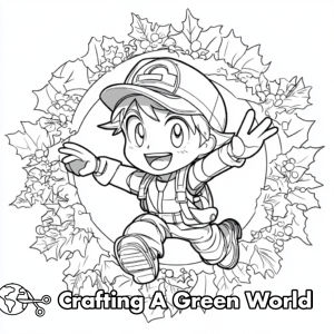 Christmas Pokemon Coloring Pages - Free & Printable!