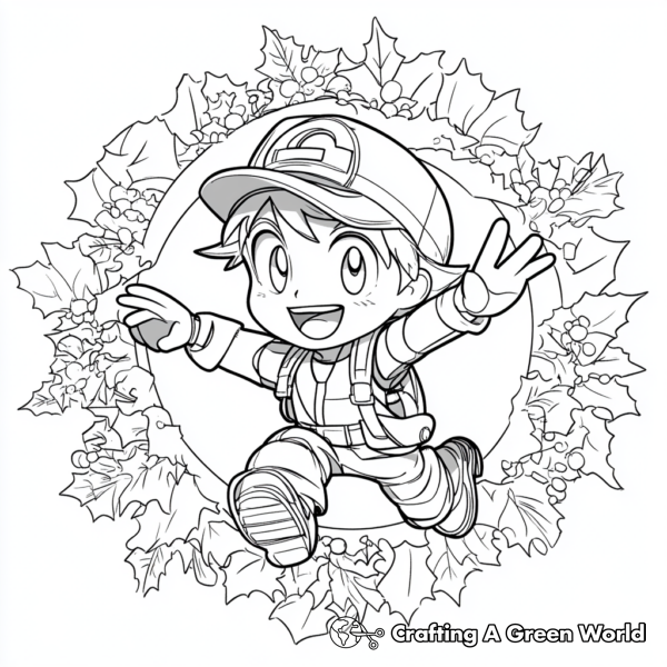 Christmas Pokemon Coloring Pages - Free & Printable!