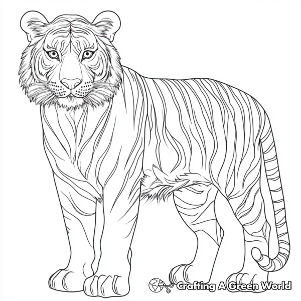 Tiger Coloring Pages - Free & Printable!