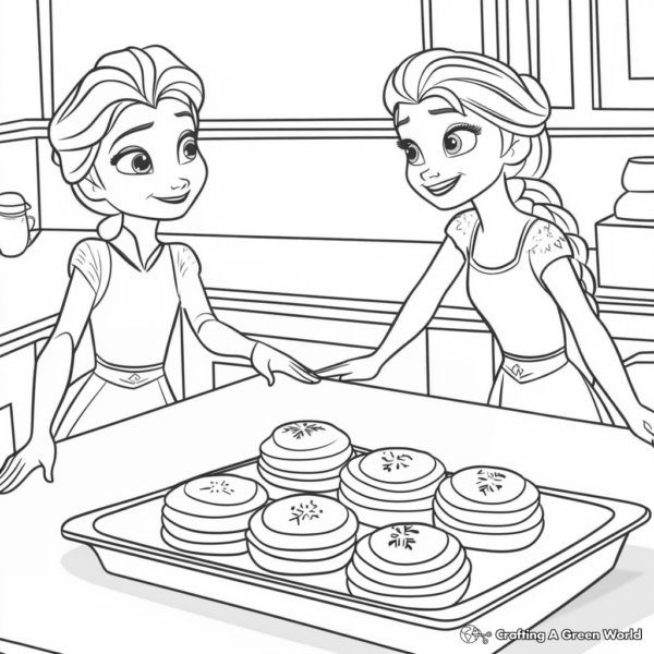 Frozen Christmas Coloring Pages - Free & Printable!
